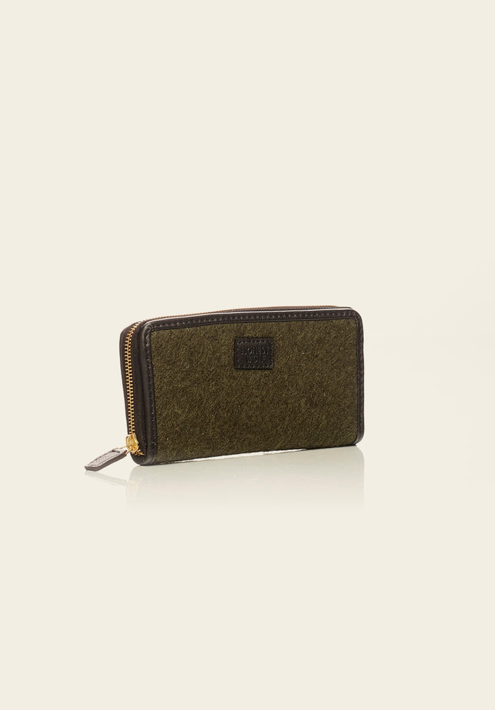 Zip Wallet | Forest Green | Honest Wolf