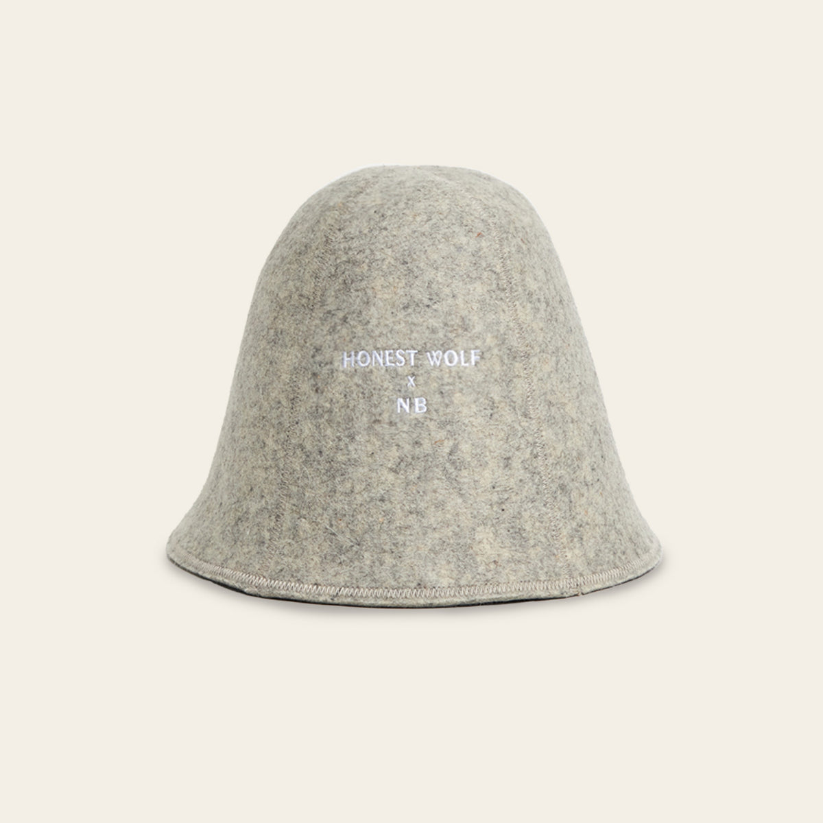 Honest Wolf x Nigel Beach Sauna Hat (Navy)